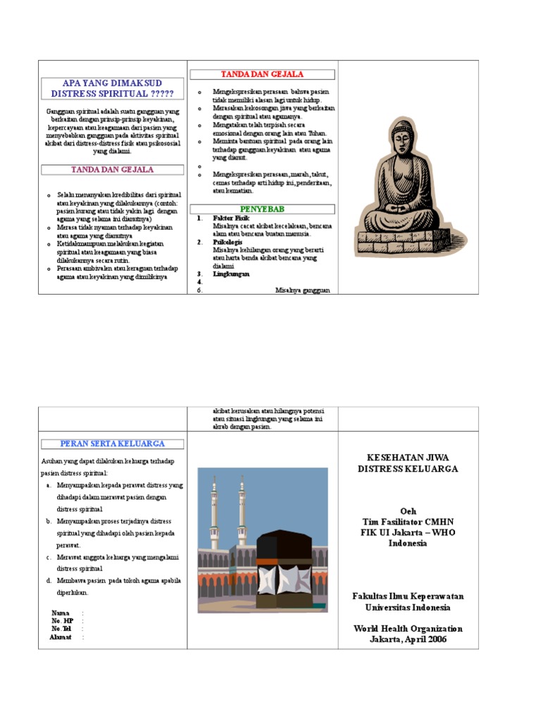 Leaflet Distress Spiritual | PDF