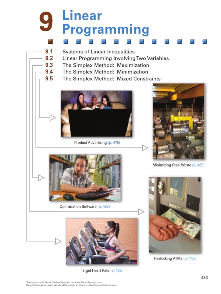 Ch09 Text Book | PDF | Linear Programming | Mathematical Optimization