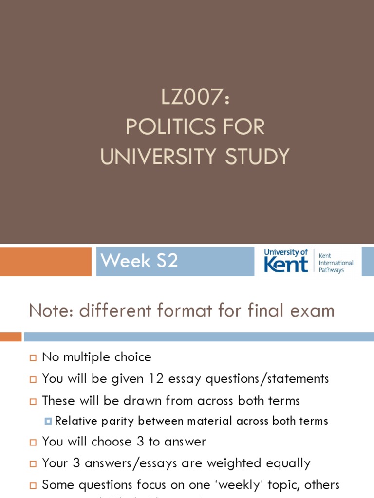 UNI POLITICS STUDY NOTES | PDF | International Relations | Liberalism