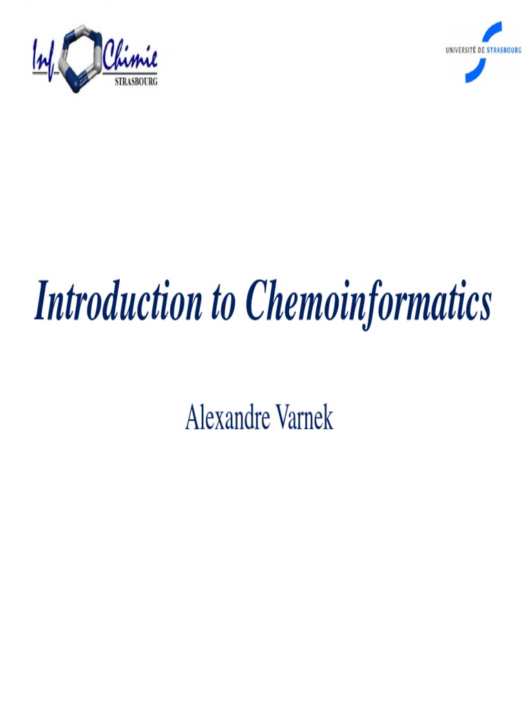 Introduction To Chemoinformatics - Vernek | PDF | Molecules | Computational Science