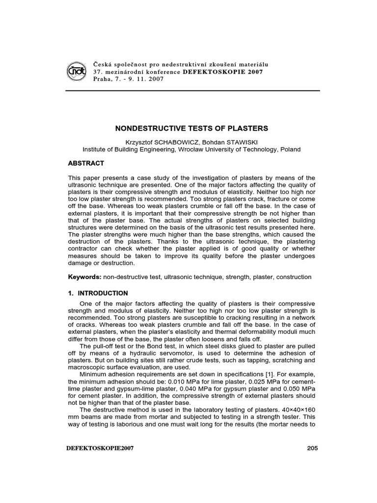 Plastering PDF | PDF | Strength Of Materials | Plaster