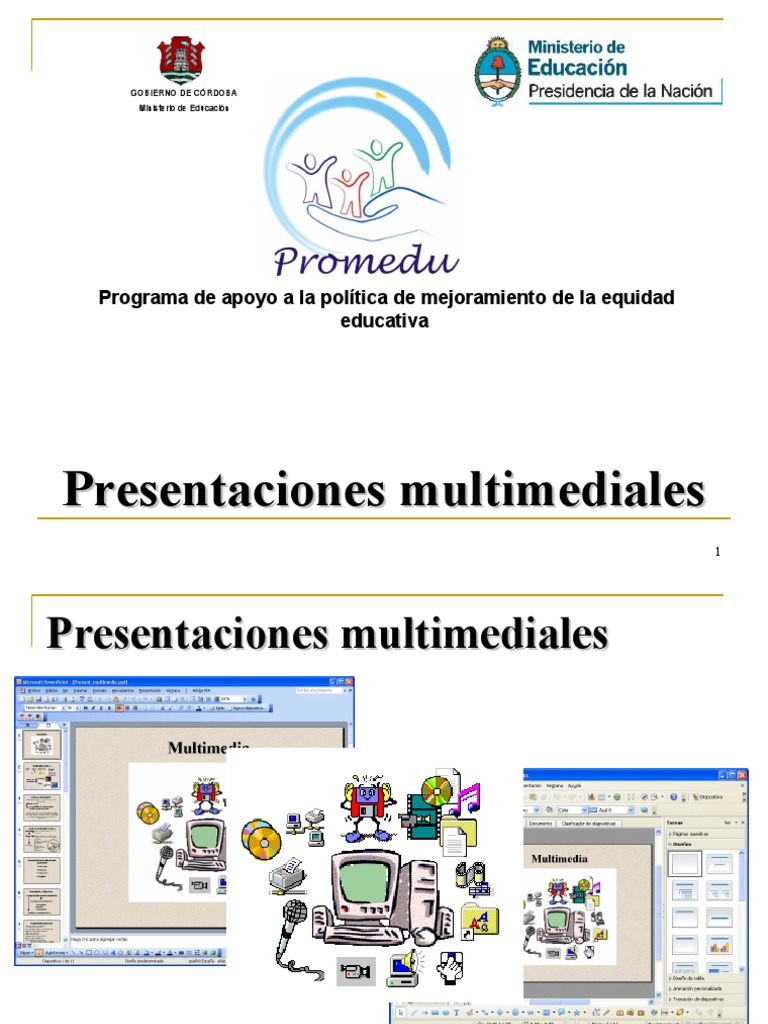 Presentaciones Multimediales | PDF | Microsoft PowerPoint | Multimedia