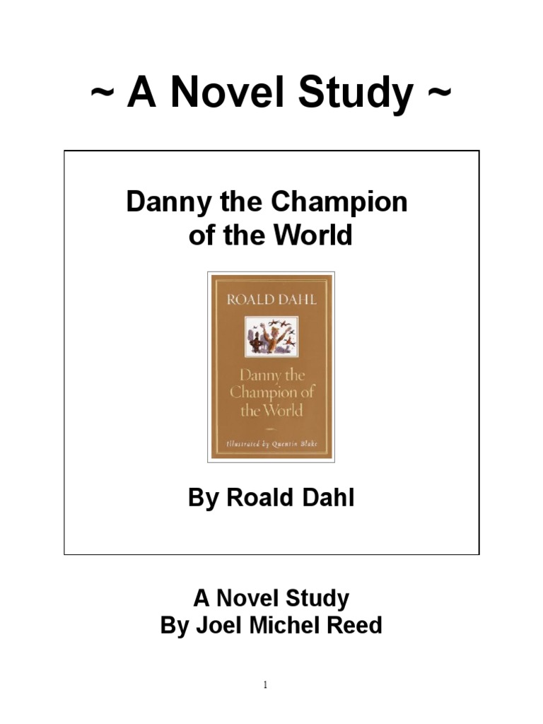 Danny The Champion of The World Novel Study Preview | PDF | Linguistics ...