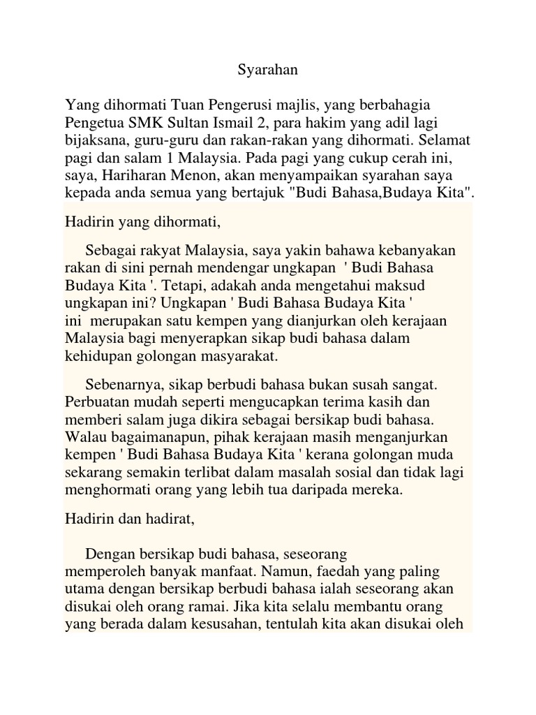 Syarahan | PDF | Agama & Spiritualitas