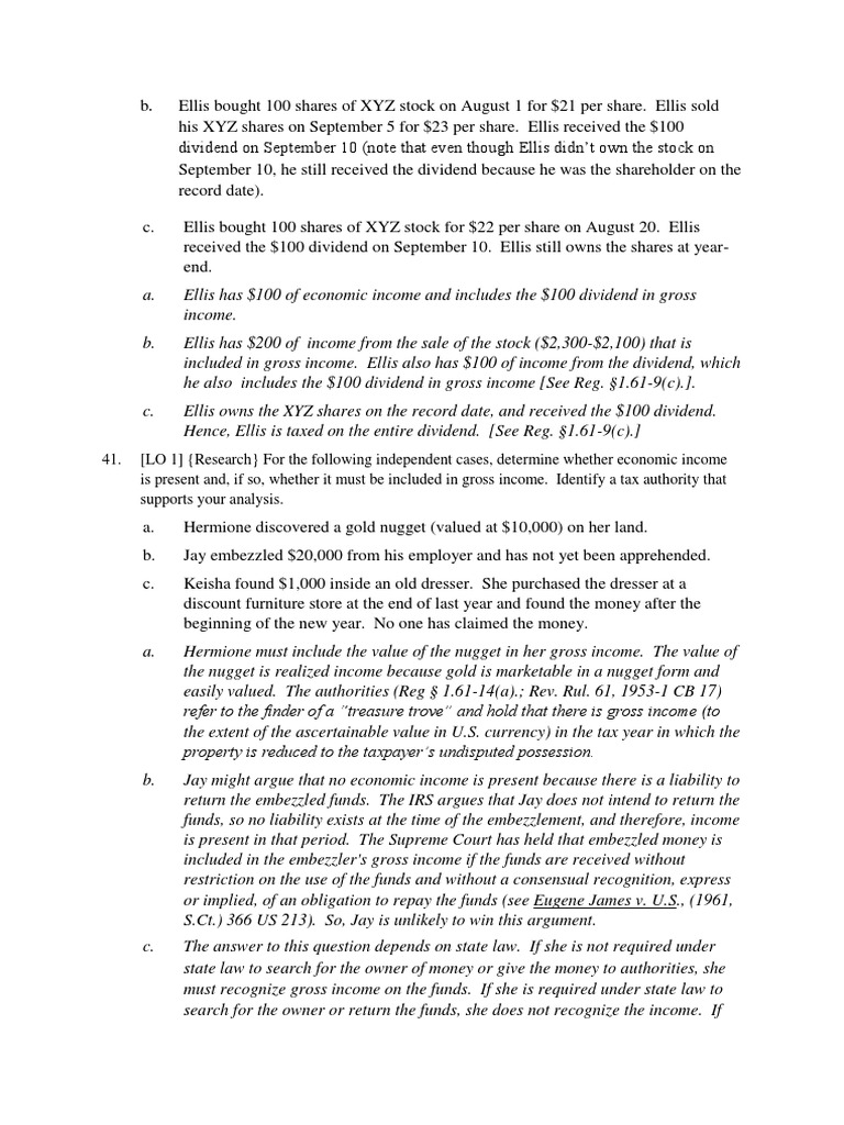 HMWK 7 | PDF | Gross Income | Dividend
