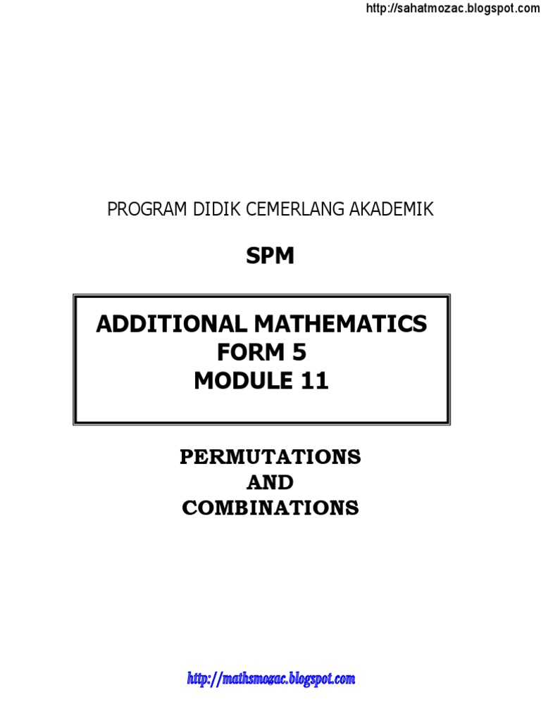 Permutation and Combination PDF | PDF | Permutation | Alphabet