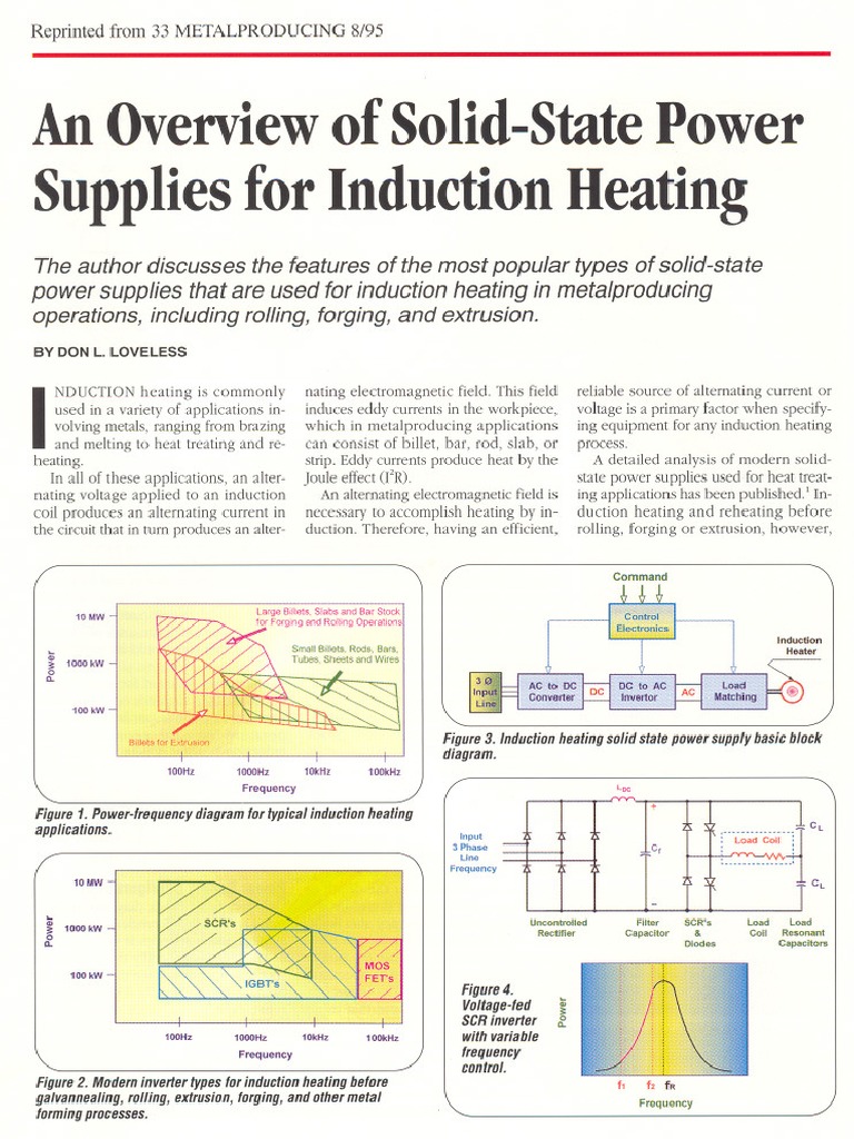 An Overview of Solid State Power Supplies For Induction Heating PDF | PDF