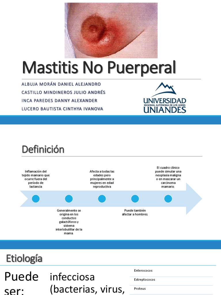 Mastitis No Puerperal | Inmunología | Especialidades Medicas