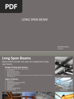 Long Span Beams - Salahuddin | PDF | Beam (Structure) | Bending