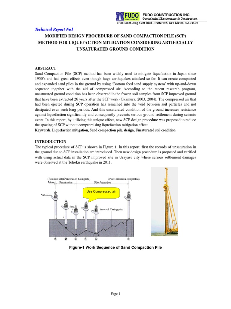 Modified Design Procedure of Sand Compaction Pile Method for ...