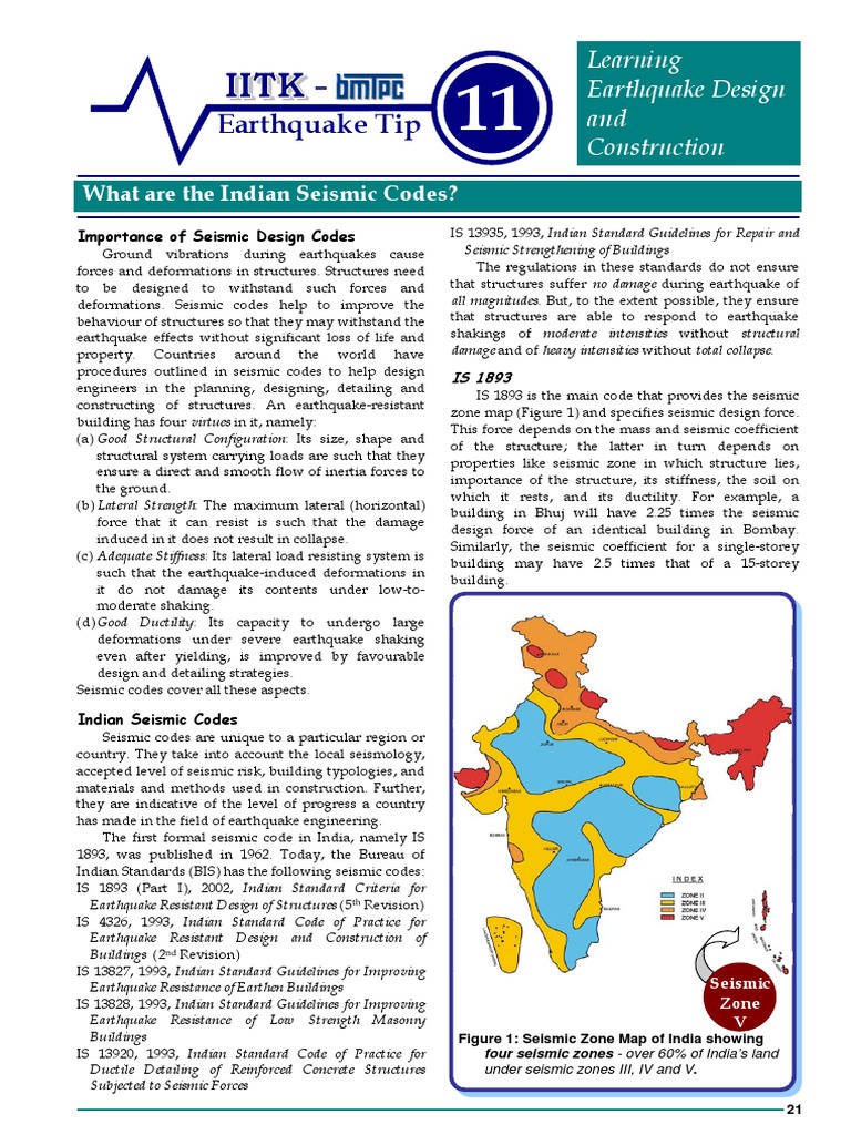Report On Seismic Codes | PDF | Earthquake Engineering | Earthquakes