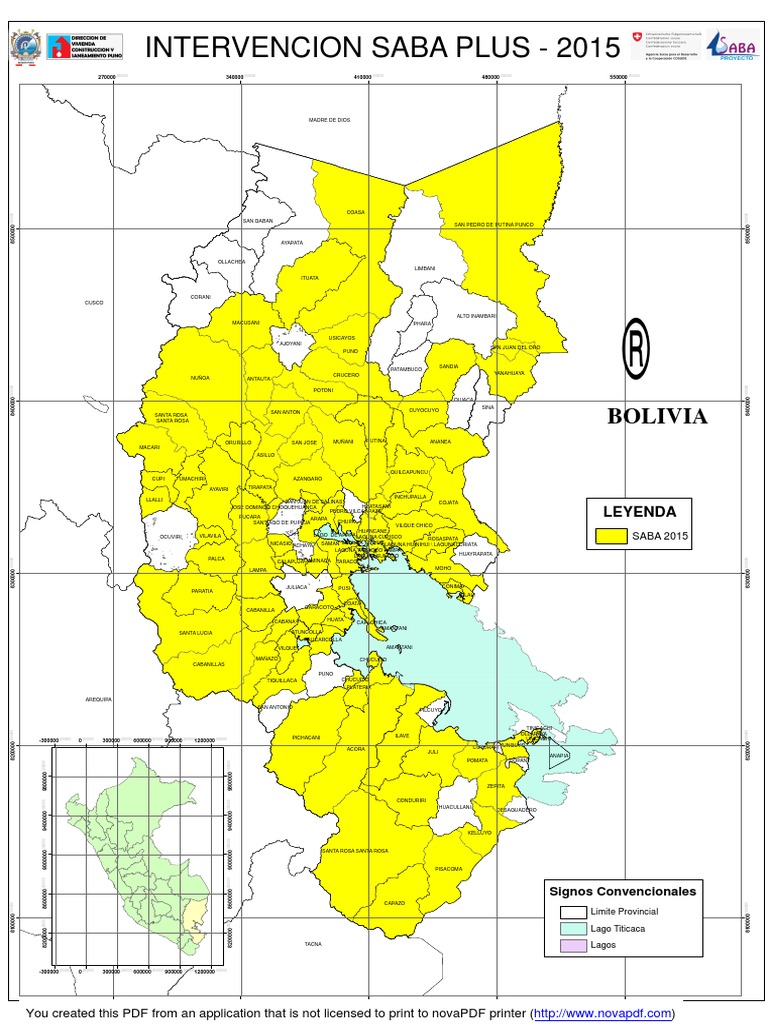Mapa Tematico Saba 2015 | PDF