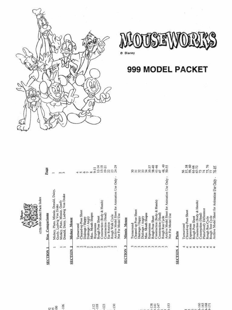 Mouseworks Model Pack | PDF