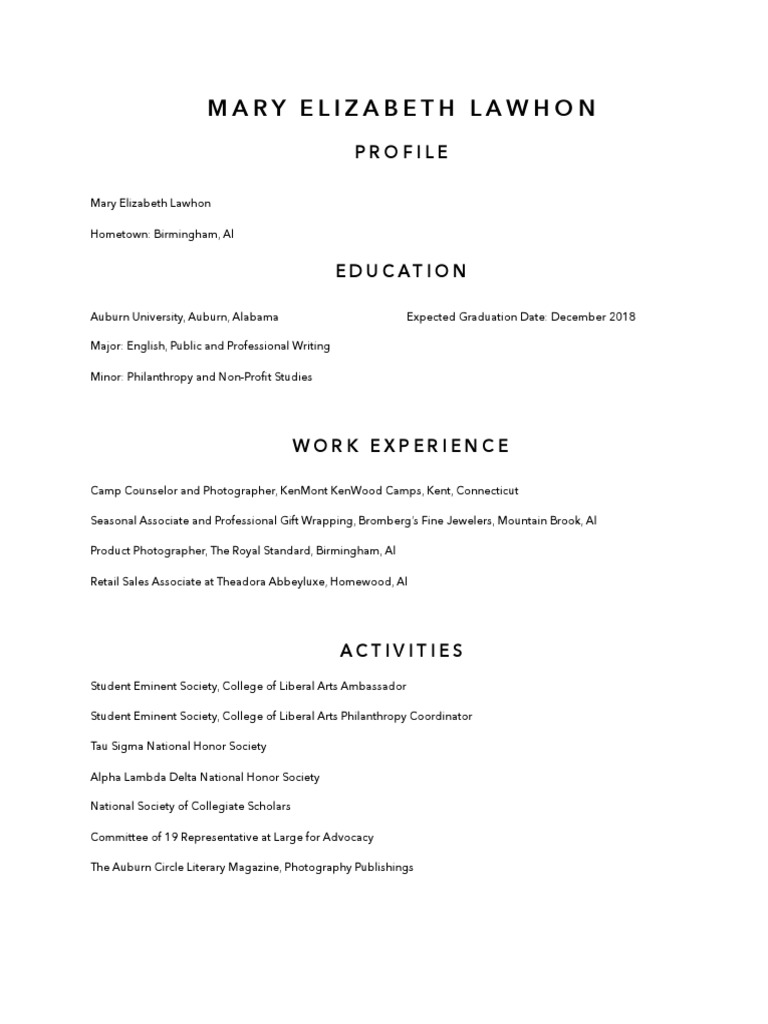 Resume - 2017 | PDF