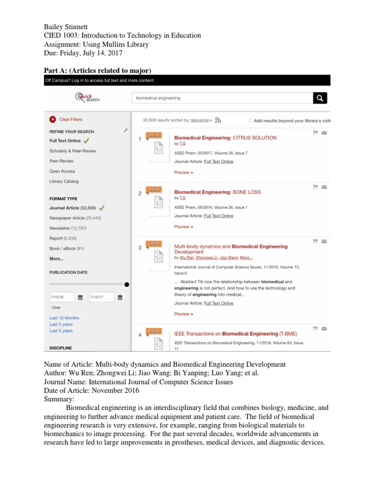 Using Mullins Library | PDF | Biomedical Engineering | Engineering
