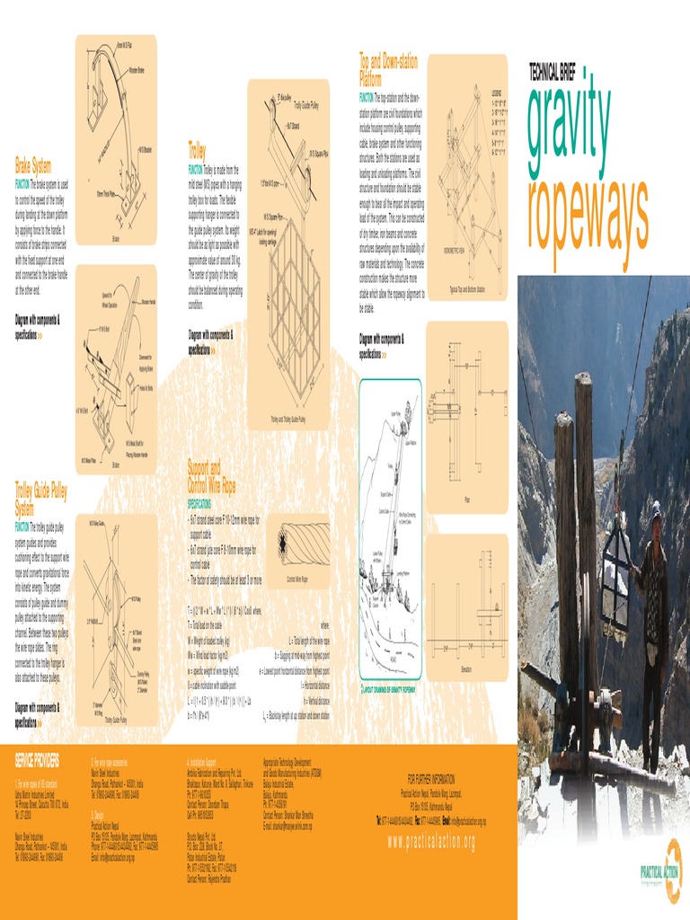 Gravity Ropeways Nepal | PDF | Tram | Wire