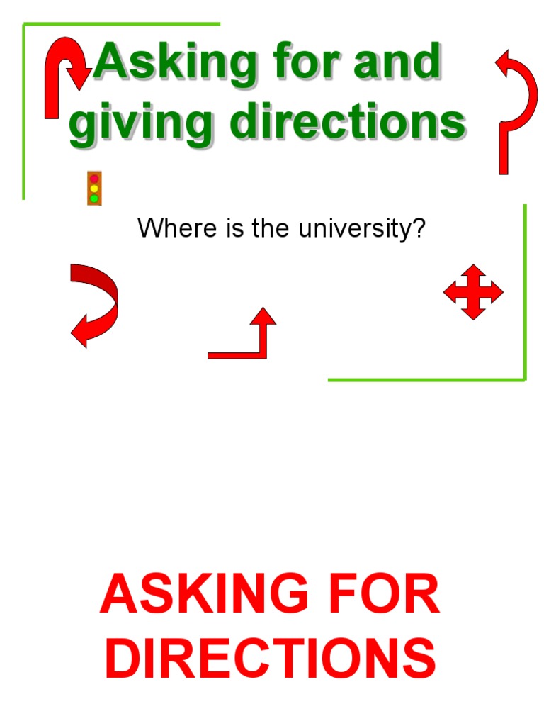4 - Giving Directions | PDF