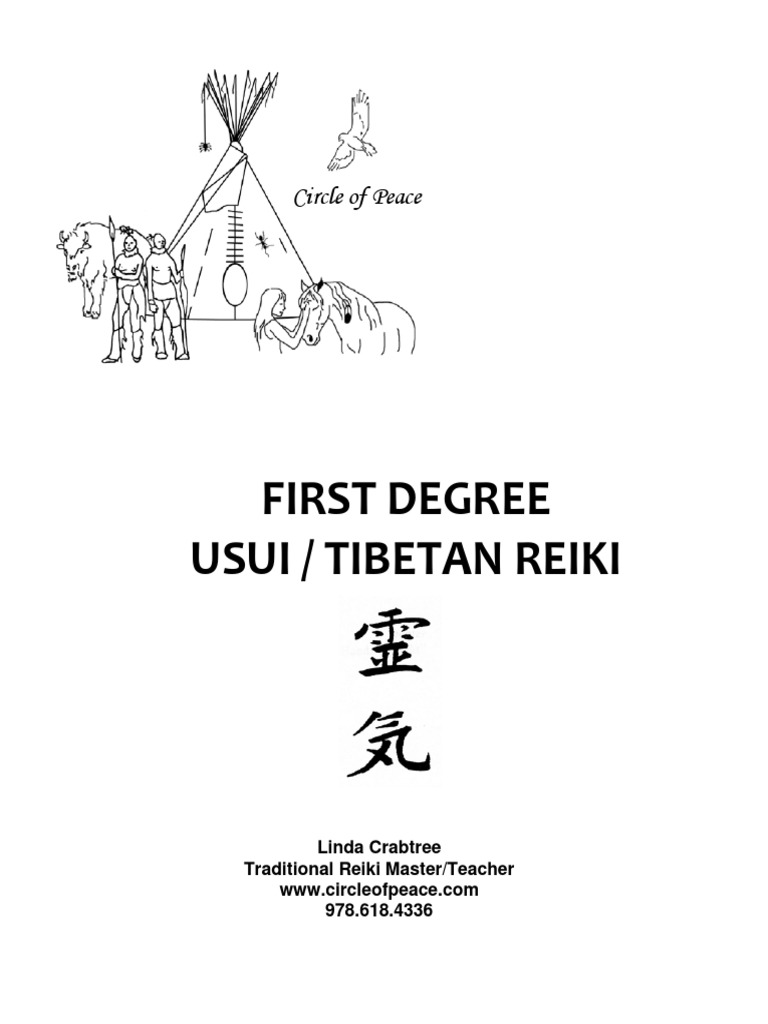 Reiki First Degree Manual April 2013 Pdf Reiki Mikao Usui