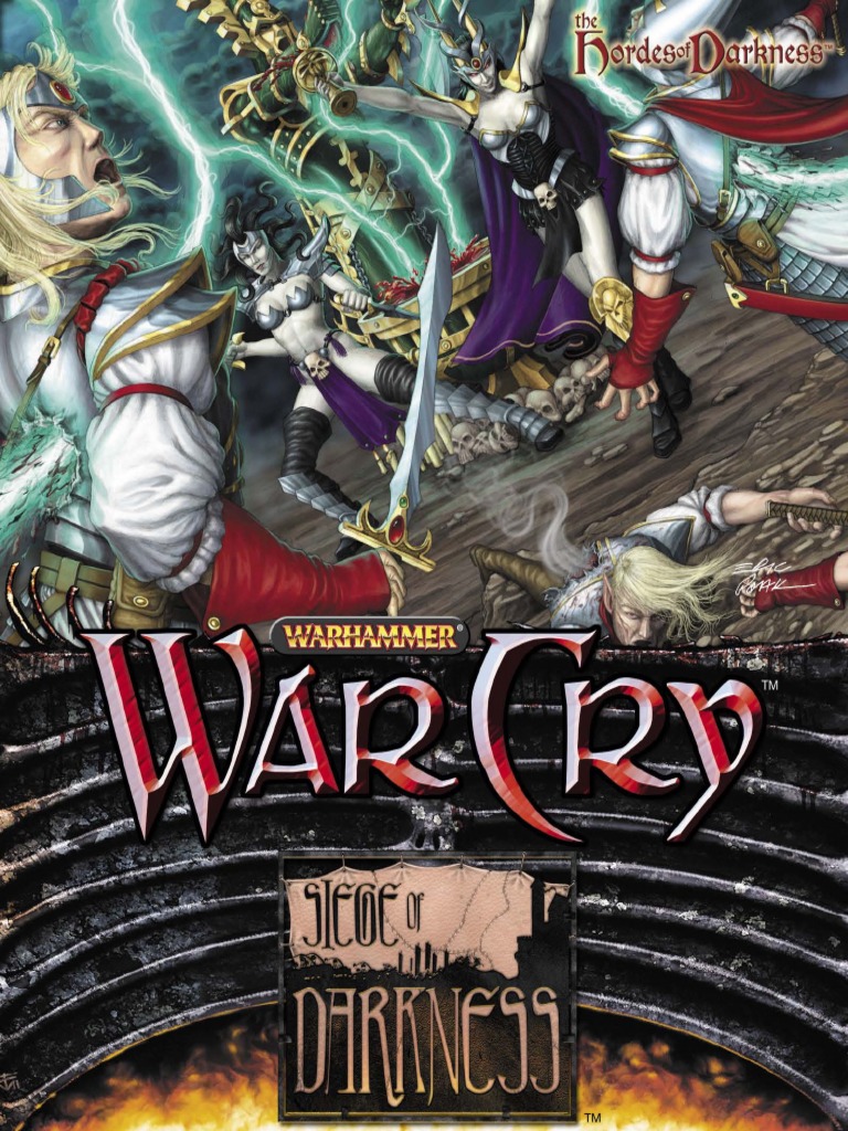 WarCry CCG - Binder Cover Dark Elf | PDF