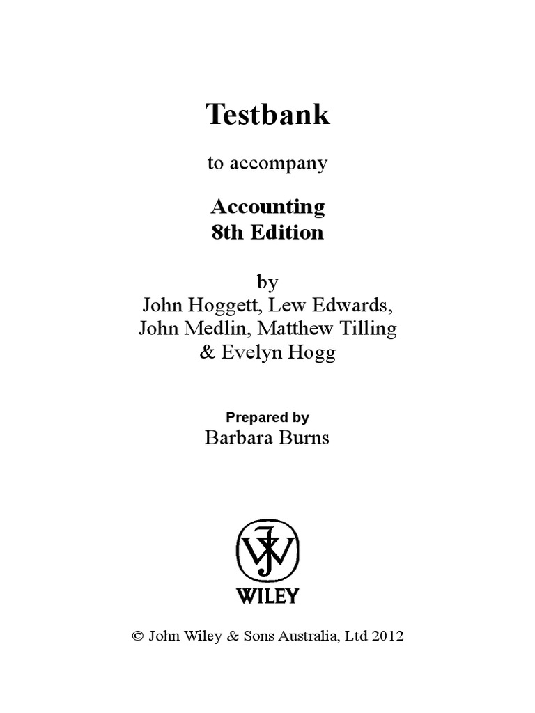 Ch04 TB Hoggetta8e | PDF | Debits And Credits | Expense
