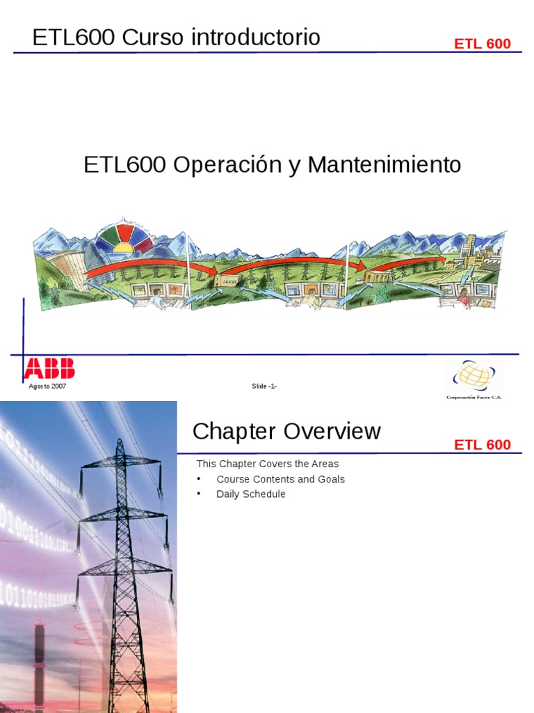Curso ETL 600 Enelven | PDF | Signal To Noise Ratio | Electric Power ...