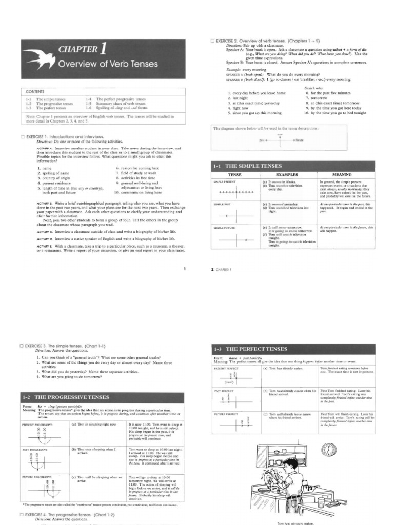 Chapter 1 Understanding and Using English Grammar Betty Azar | PDF