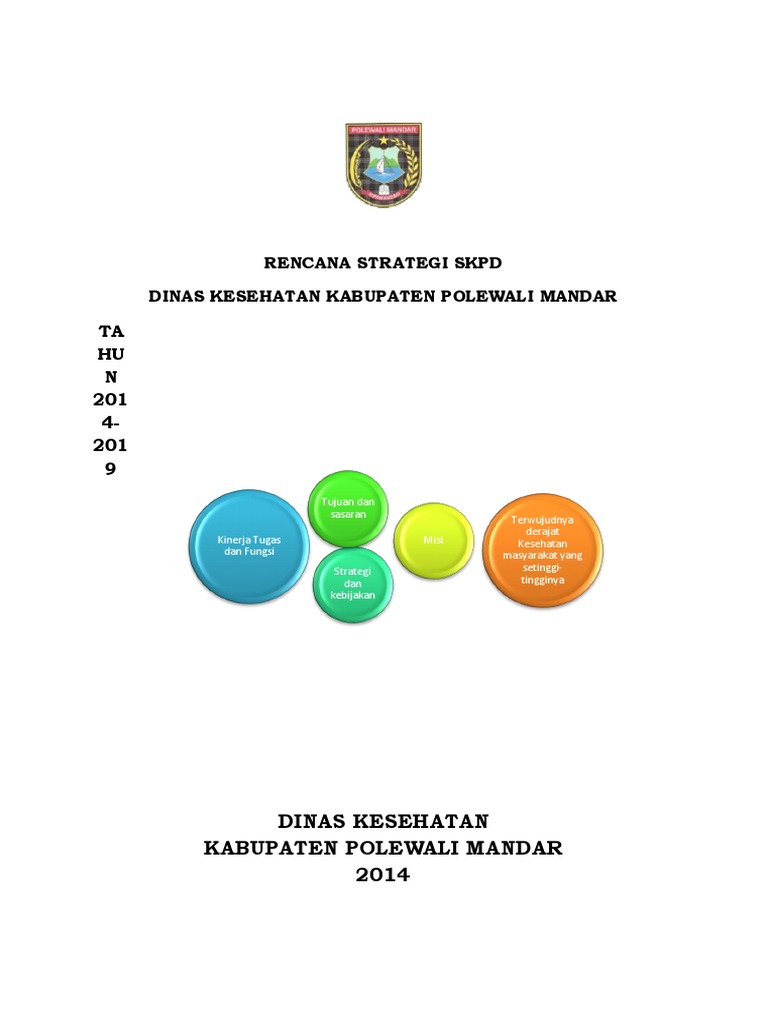 Rencana Strategi Dinas Kesehatan Kab - Polman | PDF
