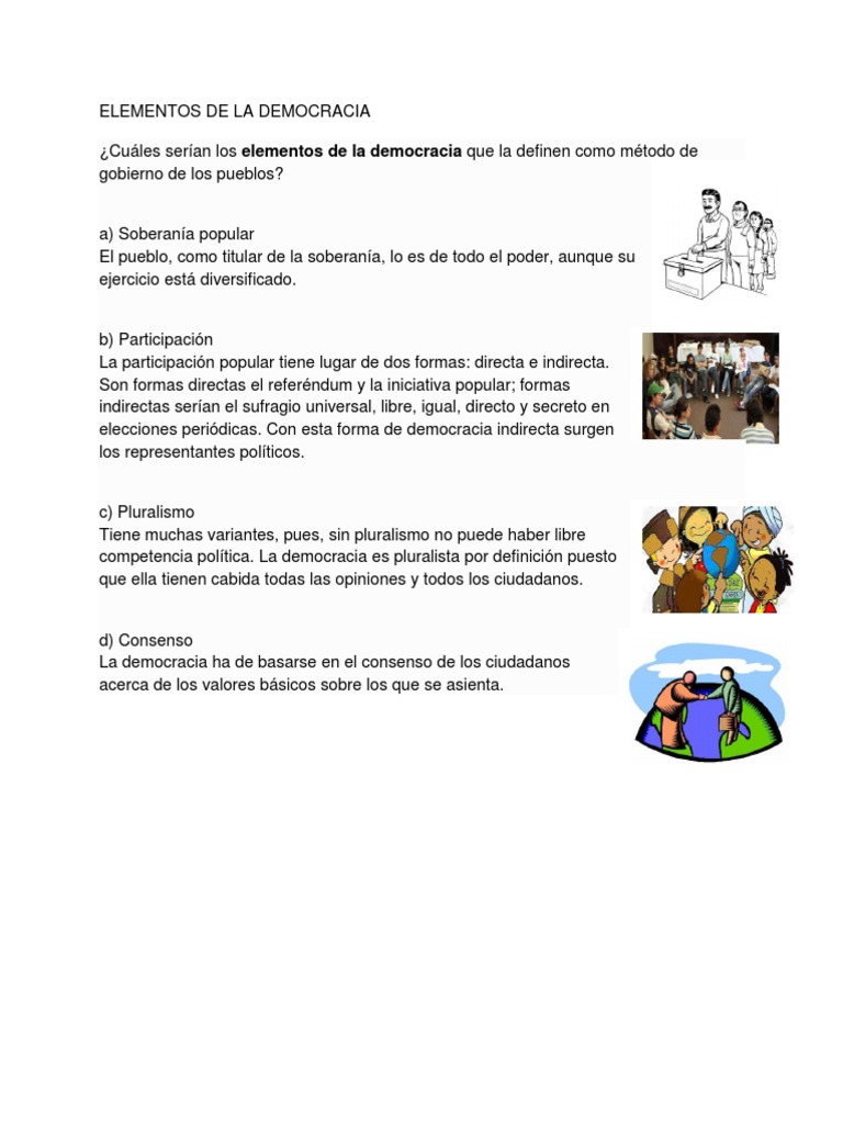 Elementos de La Democracia | PDF