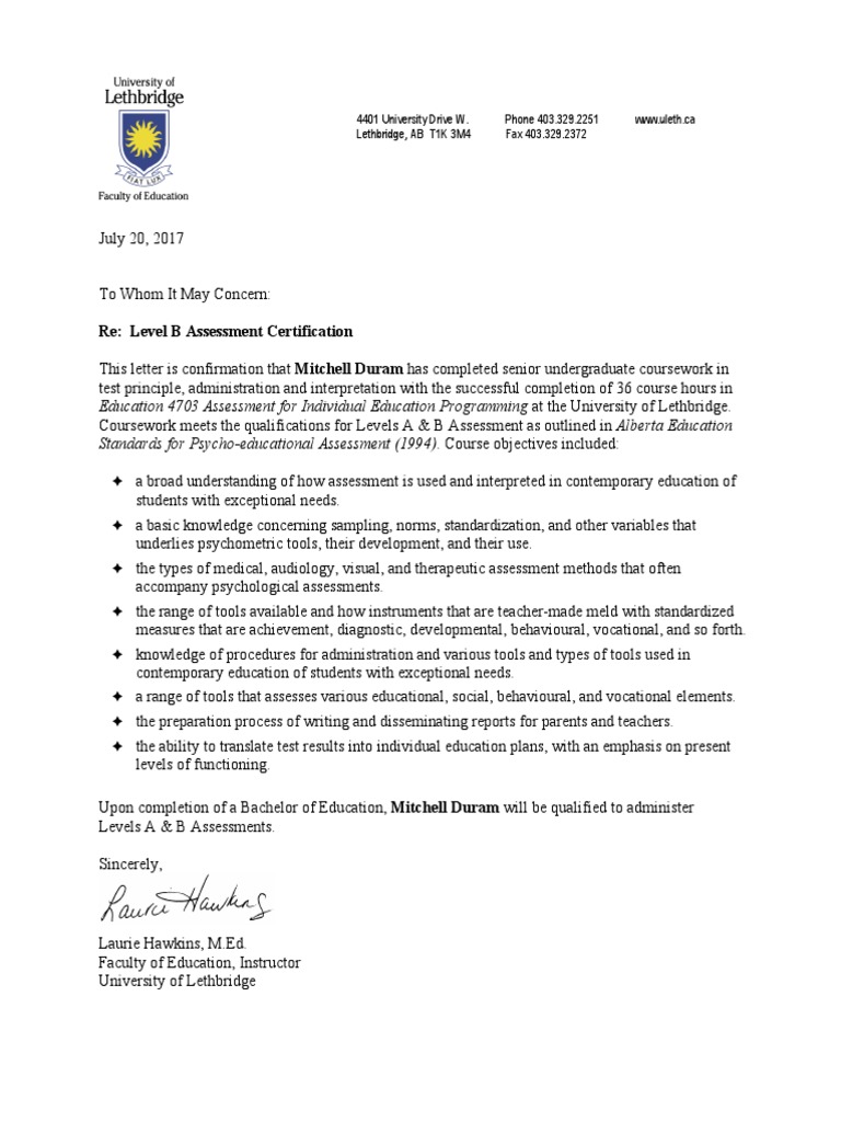 Level B Certificate | PDF | Psychological Testing | Behavioural Sciences