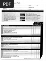 Scoring Tables For Allen Cognitive Level Screen Test | PDF