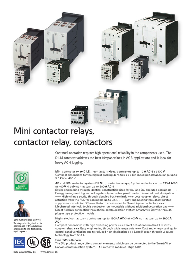 Contactor Relay Overview and Specs | PDF | Relay | Switch