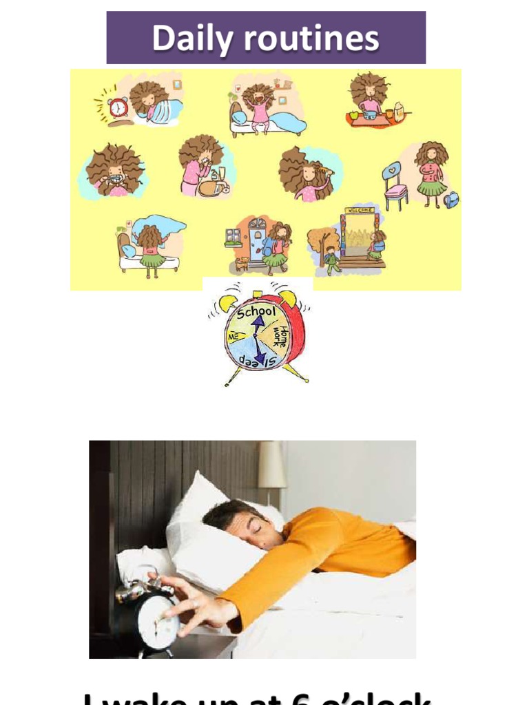 3 - My Daily Routine | PDF | Lunch | Eating Behaviors Of Humans