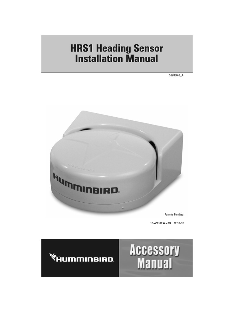 HRS1 Heading Sensor Installation Manual | PDF | Electrical Connector ...