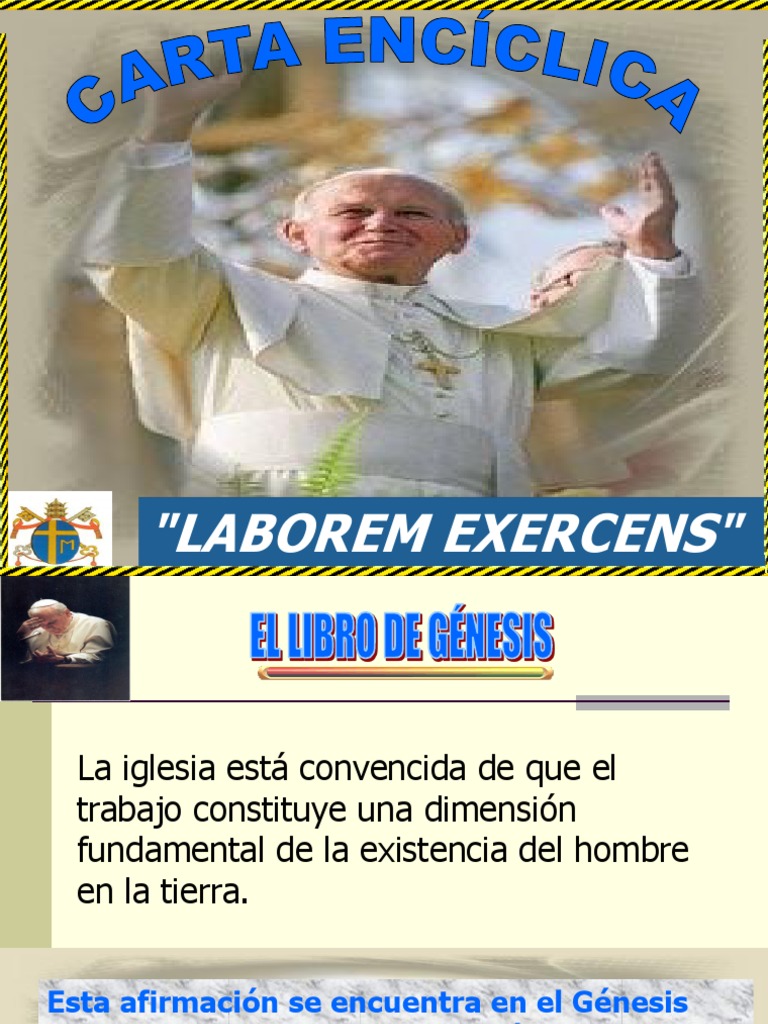 Laborem Exercens | PDF | Cristo (título) | Dignidad