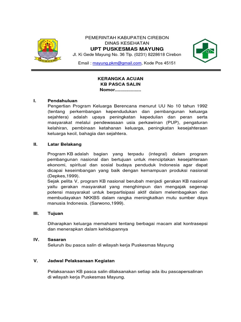 Kak KB Pasca Salin | PDF | Ilmu Sosial