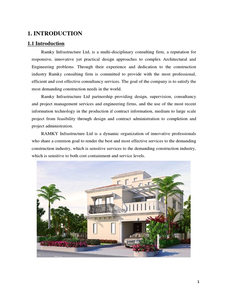 Civil Engineering Mini Project-Construction | PDF | Concrete | Mortar ...