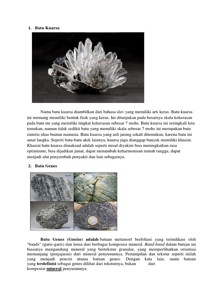 Batu Kuarsa | PDF