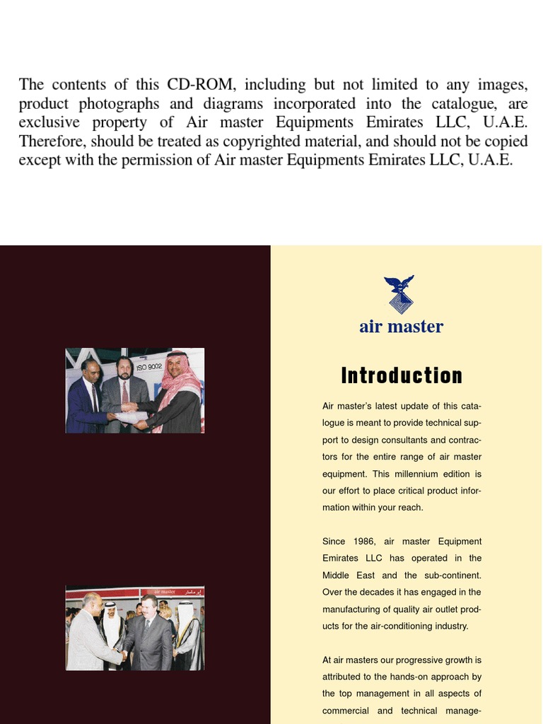 Air Master Catalog | PDF | Jet Engine | Duct (Flow)