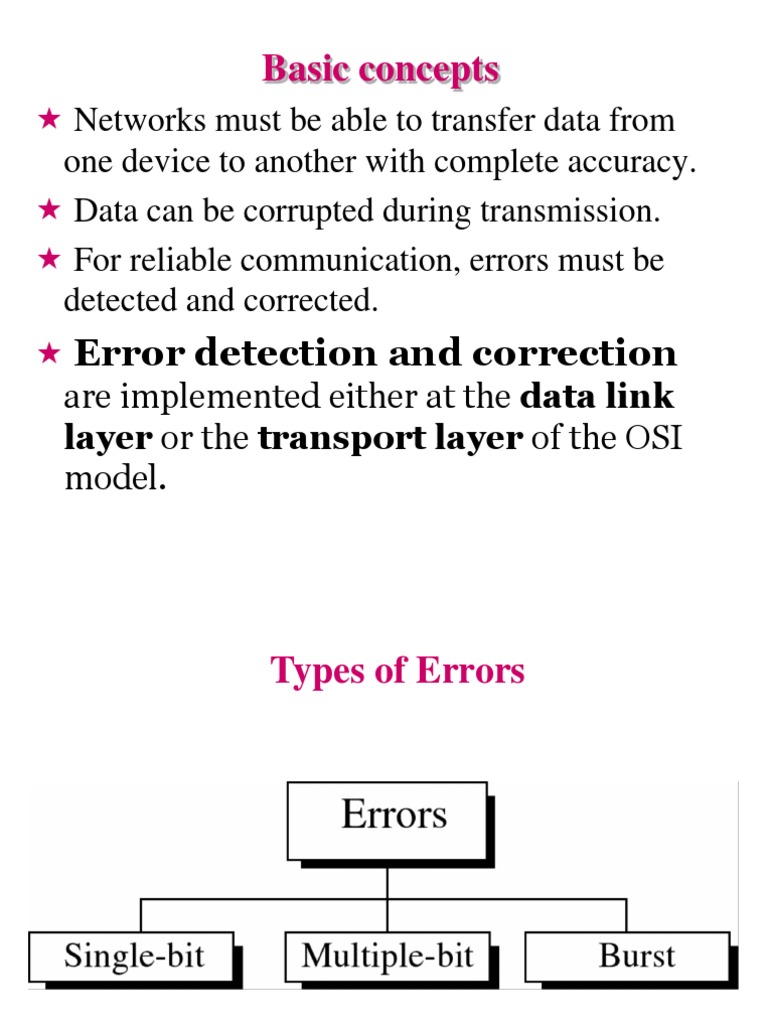 Lecture16 - Error Detection | PDF | Error Detection And Correction | Computer Architecture