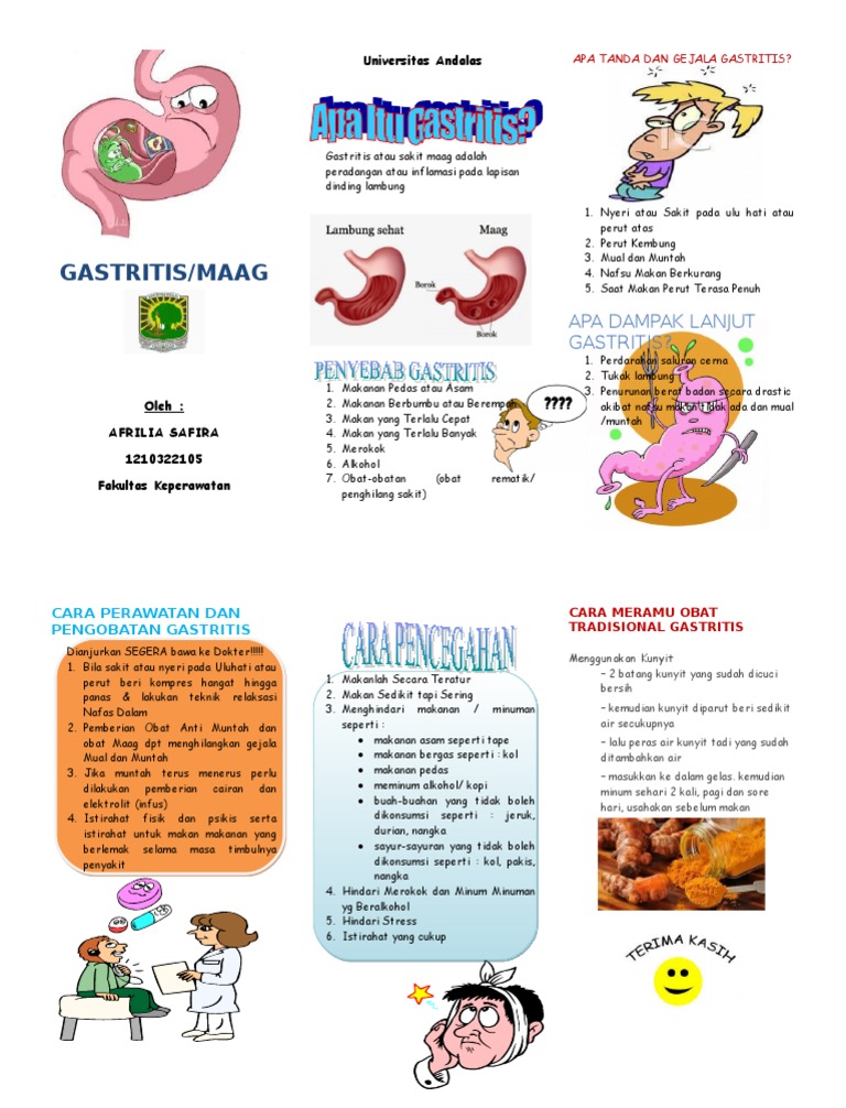 Leaflet Maag | PDF | Kesehatan Holistik
