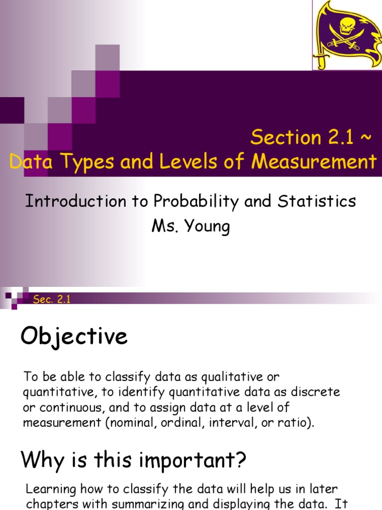 Ppt2 - Levels of Measurement | Download Free PDF | Level Of Measurement | Categorical Variable