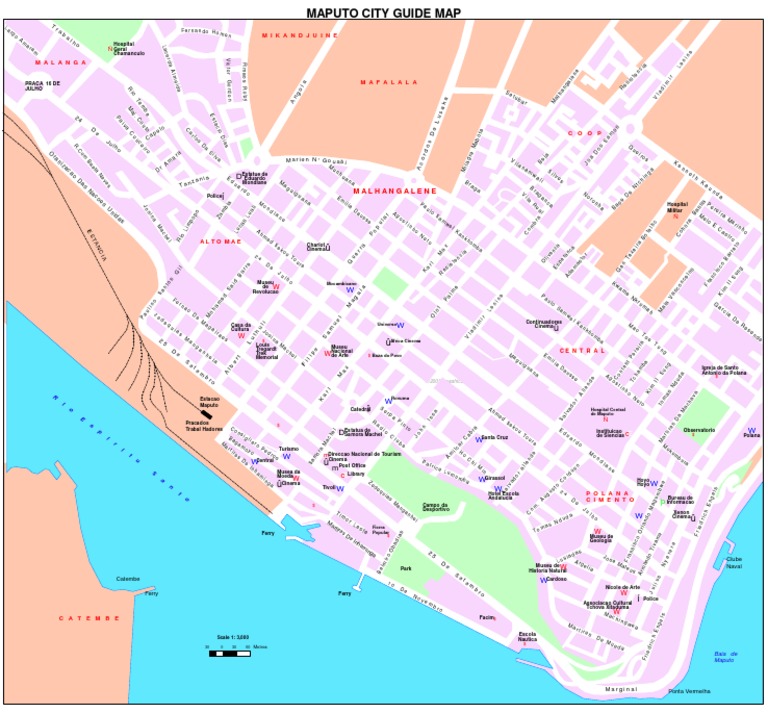 Map Maputo | PDF