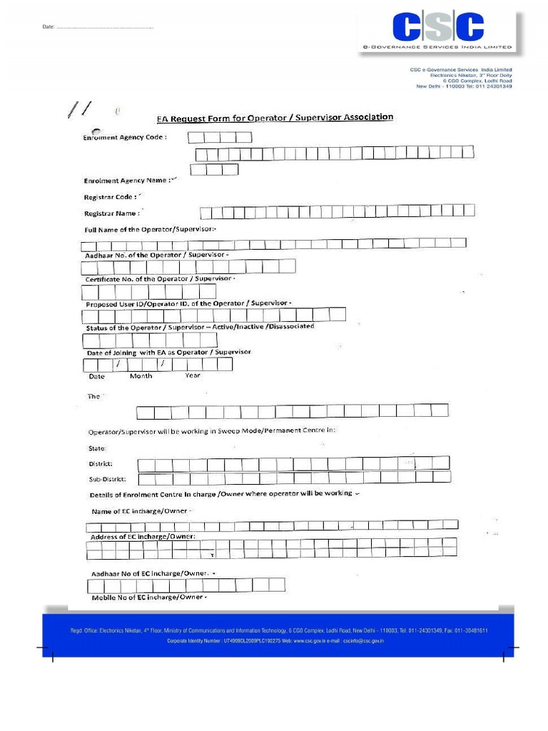 Operator/Supervisor Consent Form | PDF | Business | Social Science