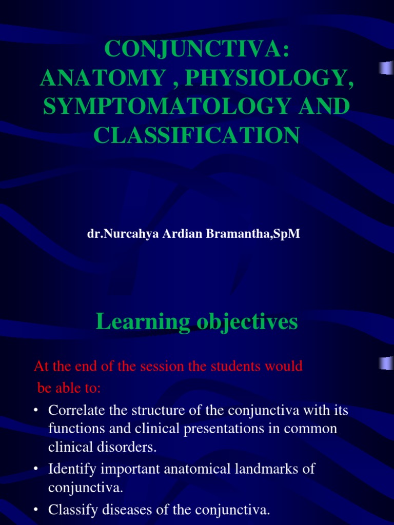 Conjunctiva Anatomy and Physiology | PDF | Ophthalmology | Health Sciences