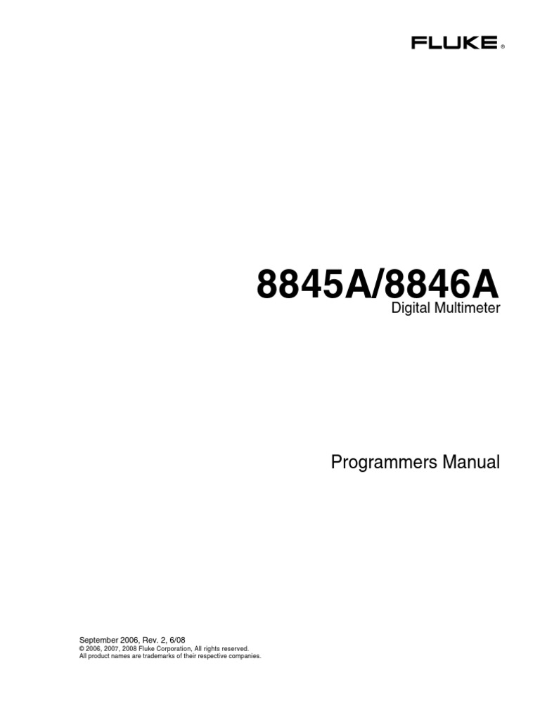 8845A Programmers Manual | PDF | Computer Network | Port (Computer Networking)