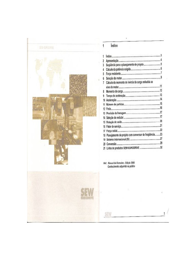 Manual de Fórmulas SEW PDF | PDF