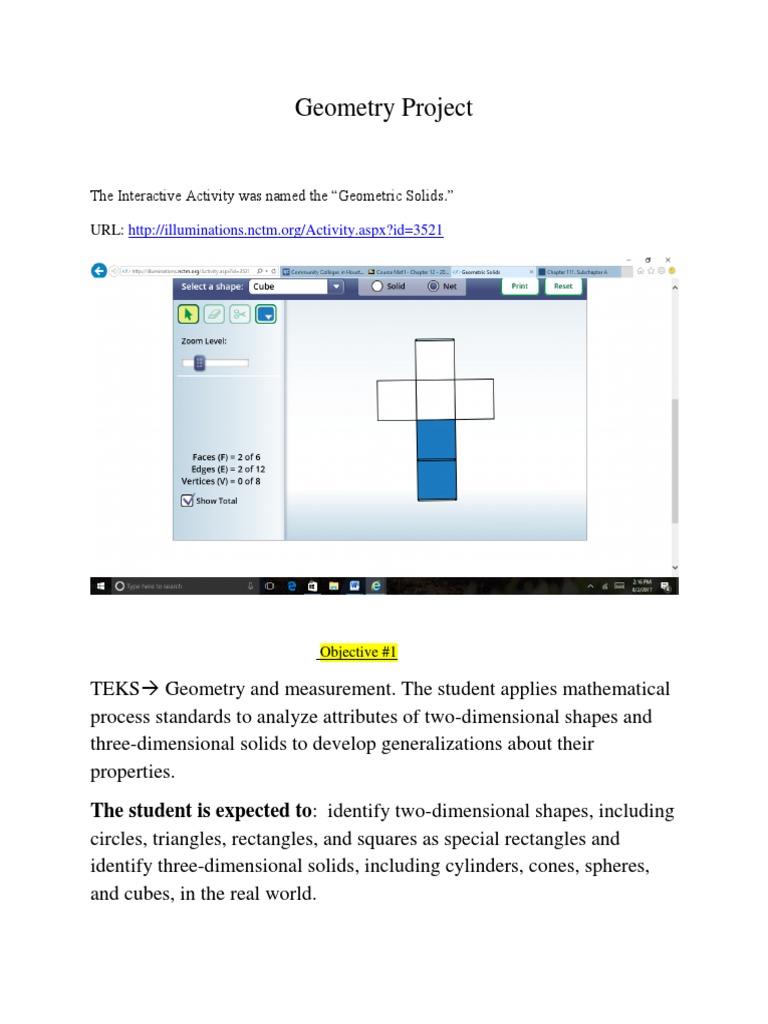 Geometry Project 3 | PDF