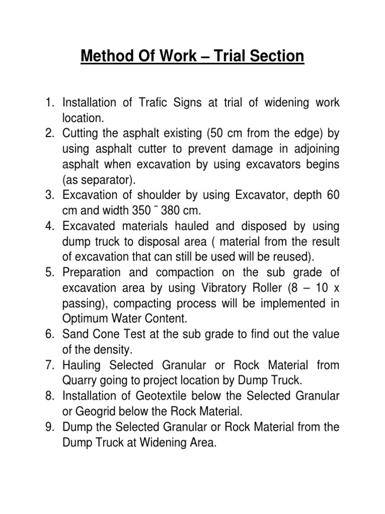 Method of Work | PDF