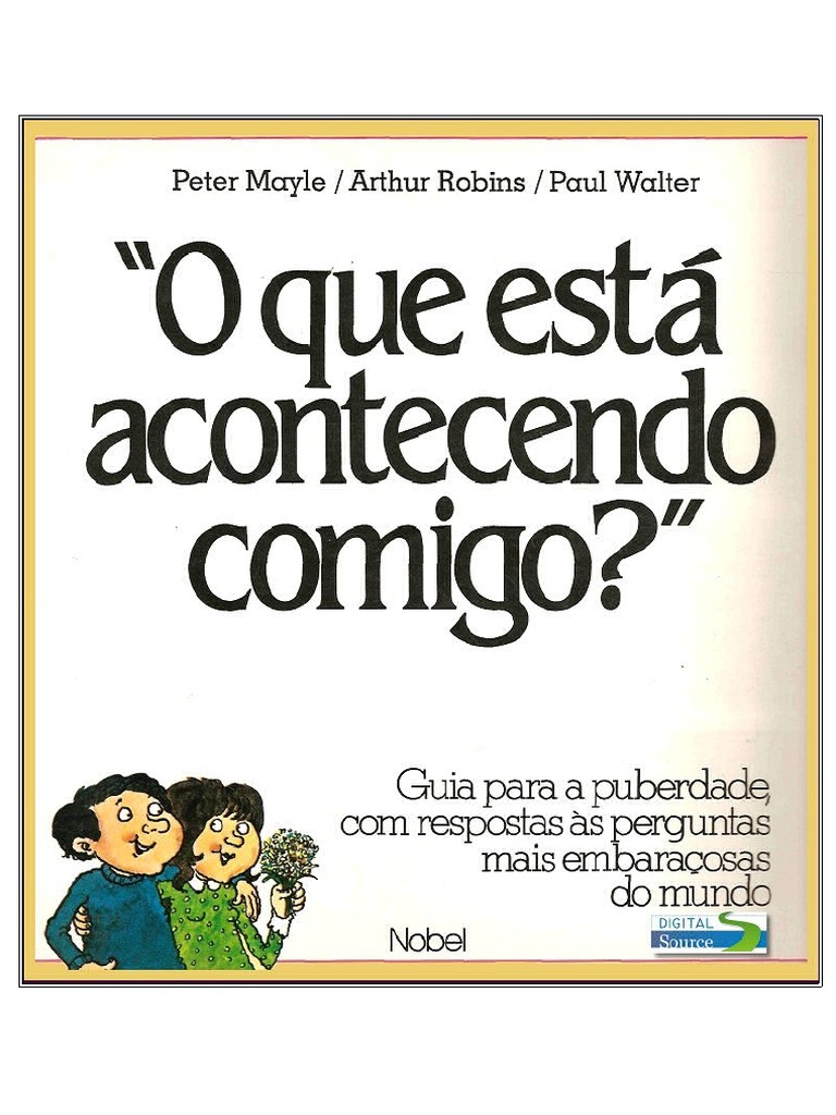 Livro O Que Está Acontecendo Comigo Puberdade