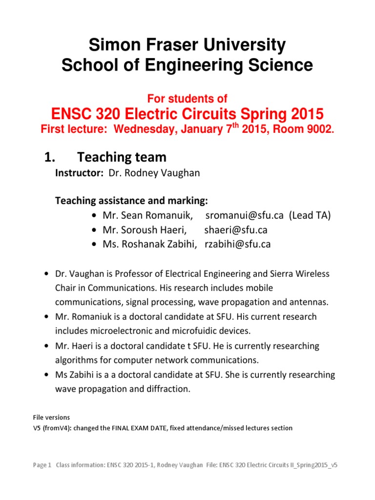 412 ENSC%2B320%2BElectric%2BCircuits%2BII Spring2015 v5 | PDF ...